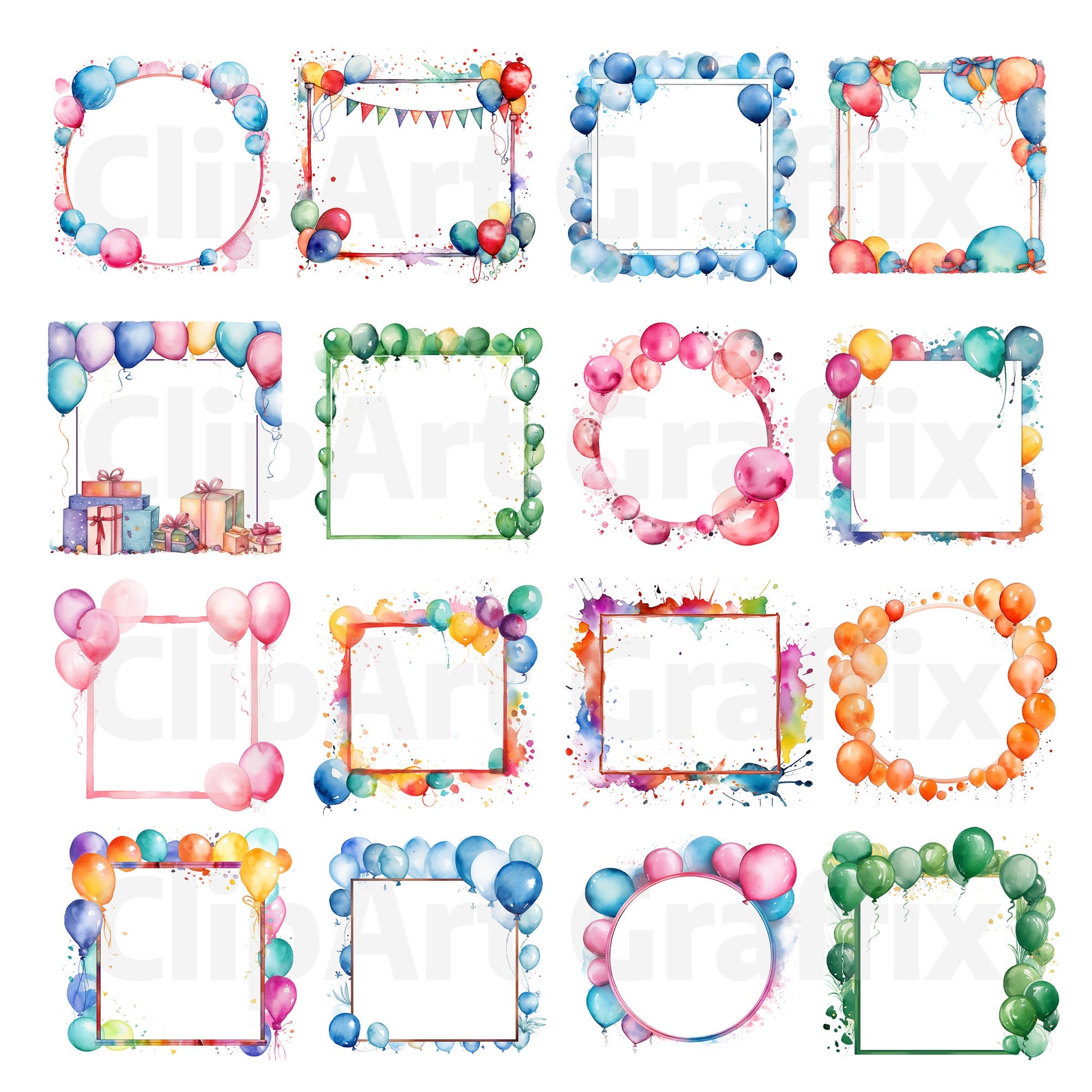 Birthday Clipart Frames Birthday Frame Clip Art Birthday Party Borders ...