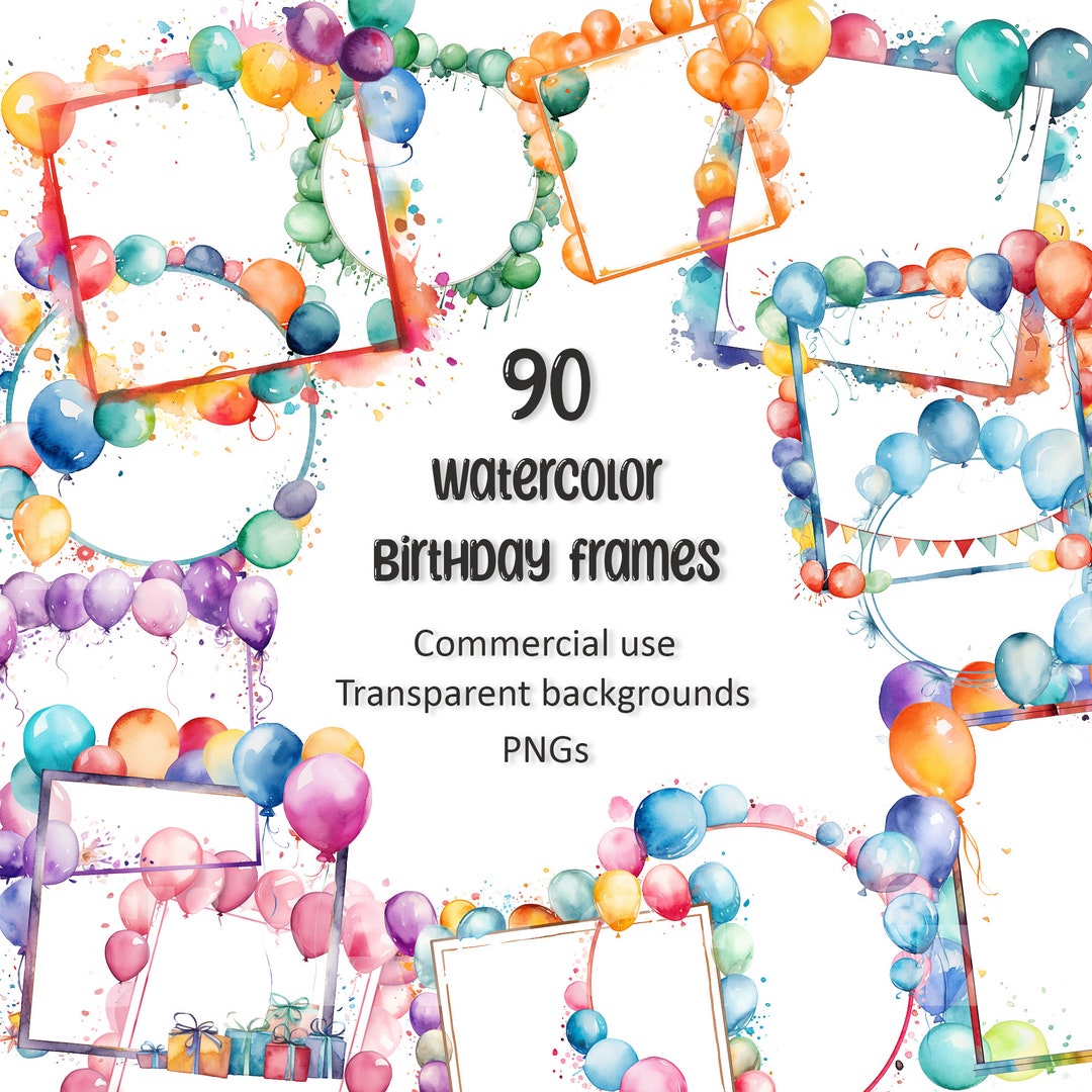 Birthday Clipart Frames Birthday Frame Clip Art Birthday Party Borders ...