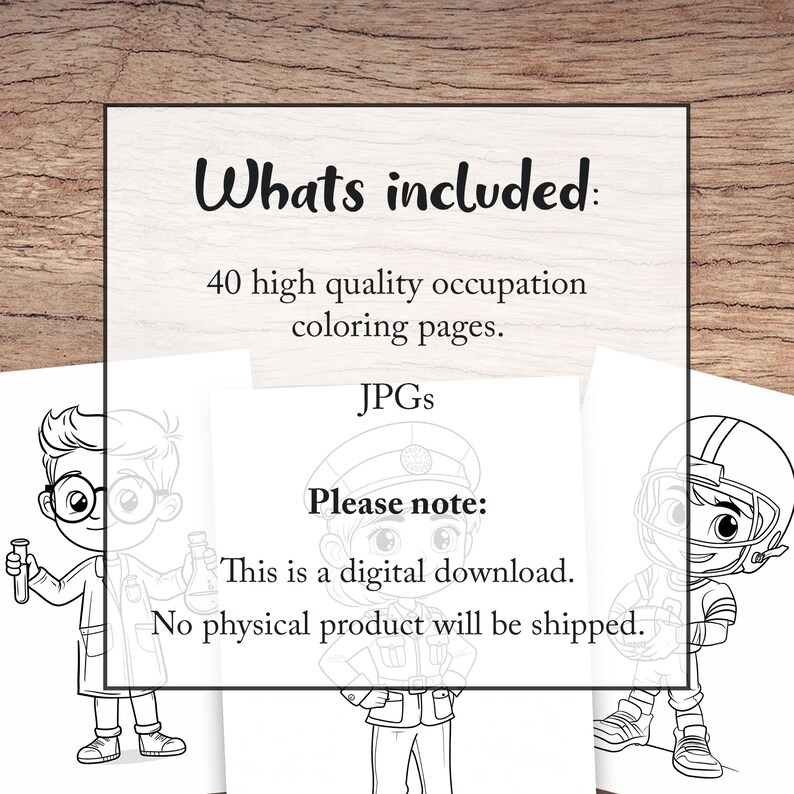 Printable Occupational Coloring Pages for Kids Job Printable Colouring ...