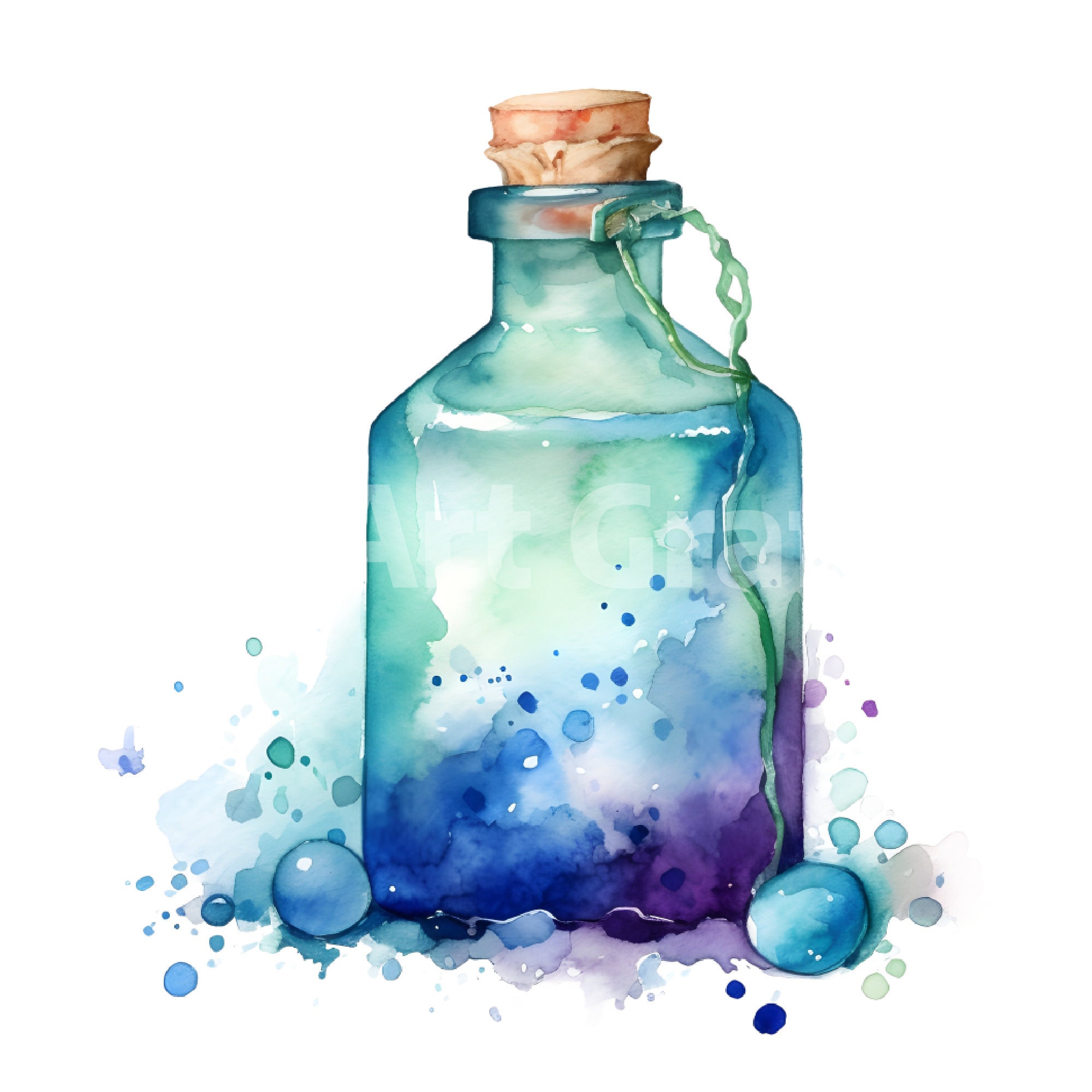 Magic Potion Clipart Bundle Fantasy Magical Wizard Clip Art - Etsy