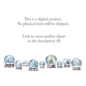 Christmas Snow Globe Letters Christmas Clipart Christmas Font Snow ...