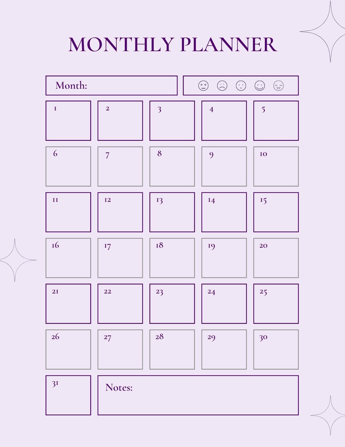 2024 Planner Light Purple - Etsy