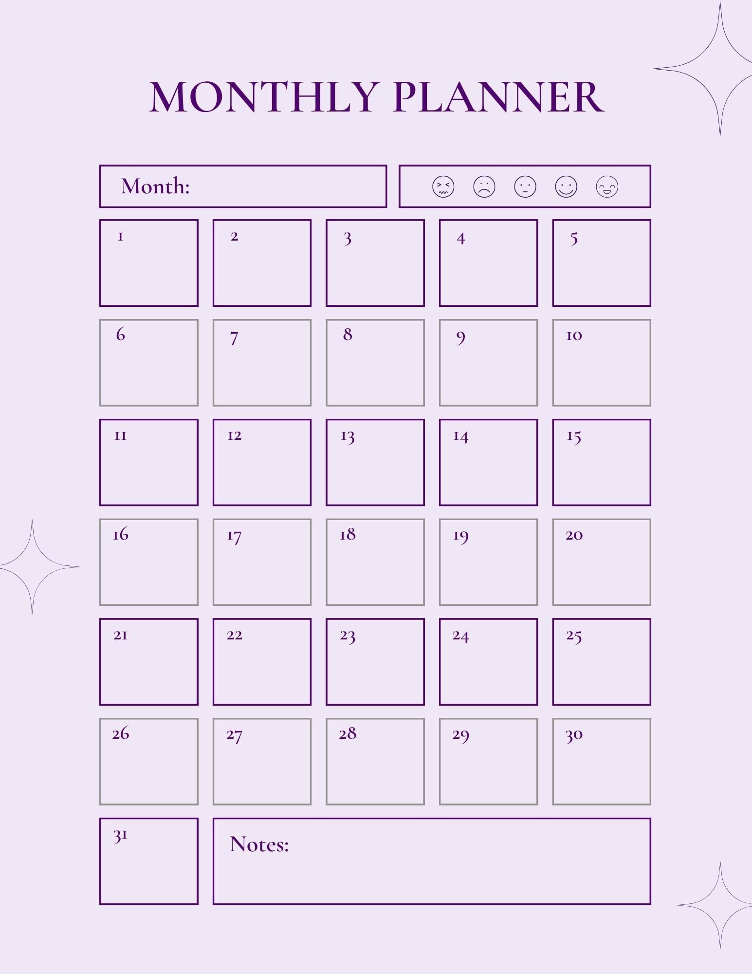 2024 Planner Light Purple - Etsy