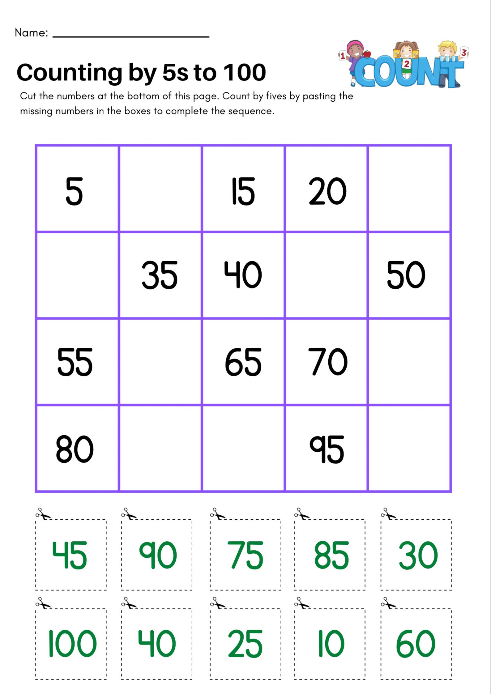 Count by 5’s! - Etsy