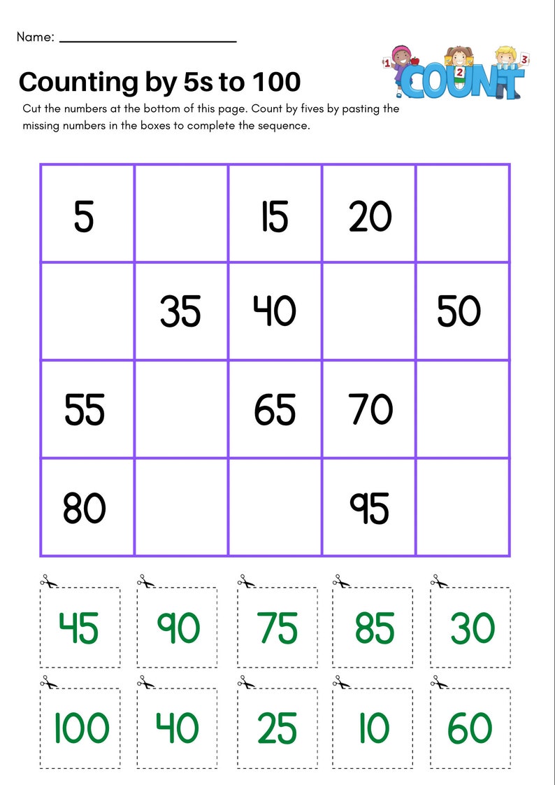 Count by 5’s! - Etsy