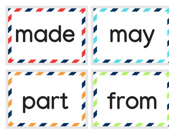 Zoo Animals Sight Word Flashcards Kindergarten, Elementary School ...