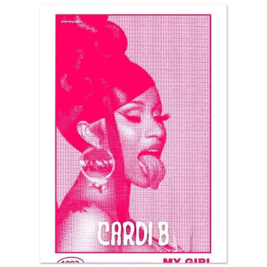 Cute Cardi B Poster Fun Hip Hop Art Print Unique Gift Idea - Etsy