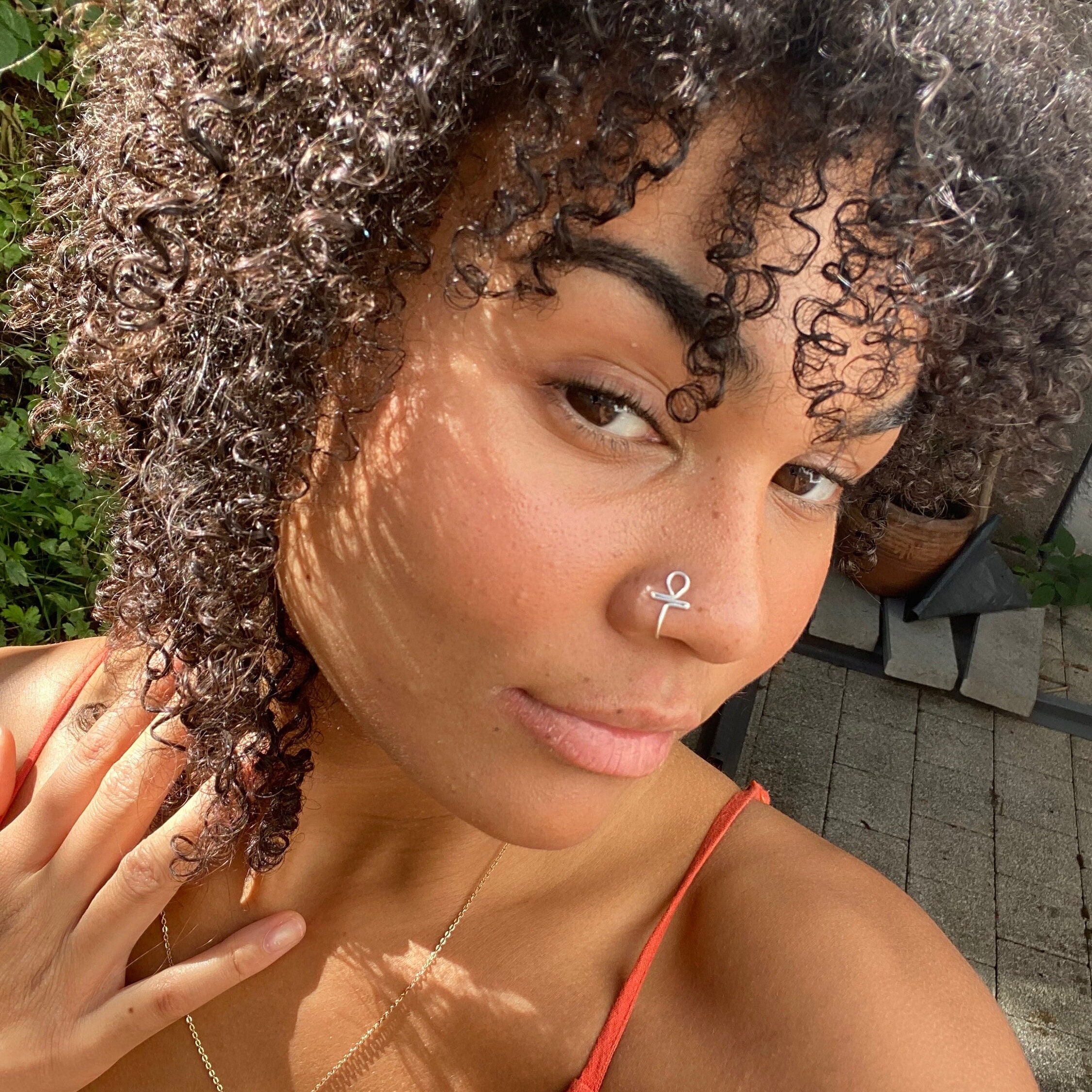 Ankh Nose Cuff Ankh Fake Nose Piercing African Nose Cuff - Etsy
