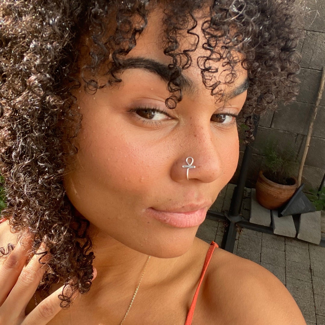Ankh Nose Cuff Ankh Fake Nose Piercing African Nose Cuff Nose Cuff ...