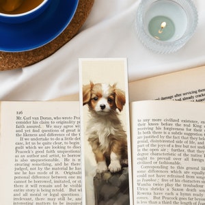 25 Cute Puppies Bookmark Designs Printable Bookmarks Set Digital ...