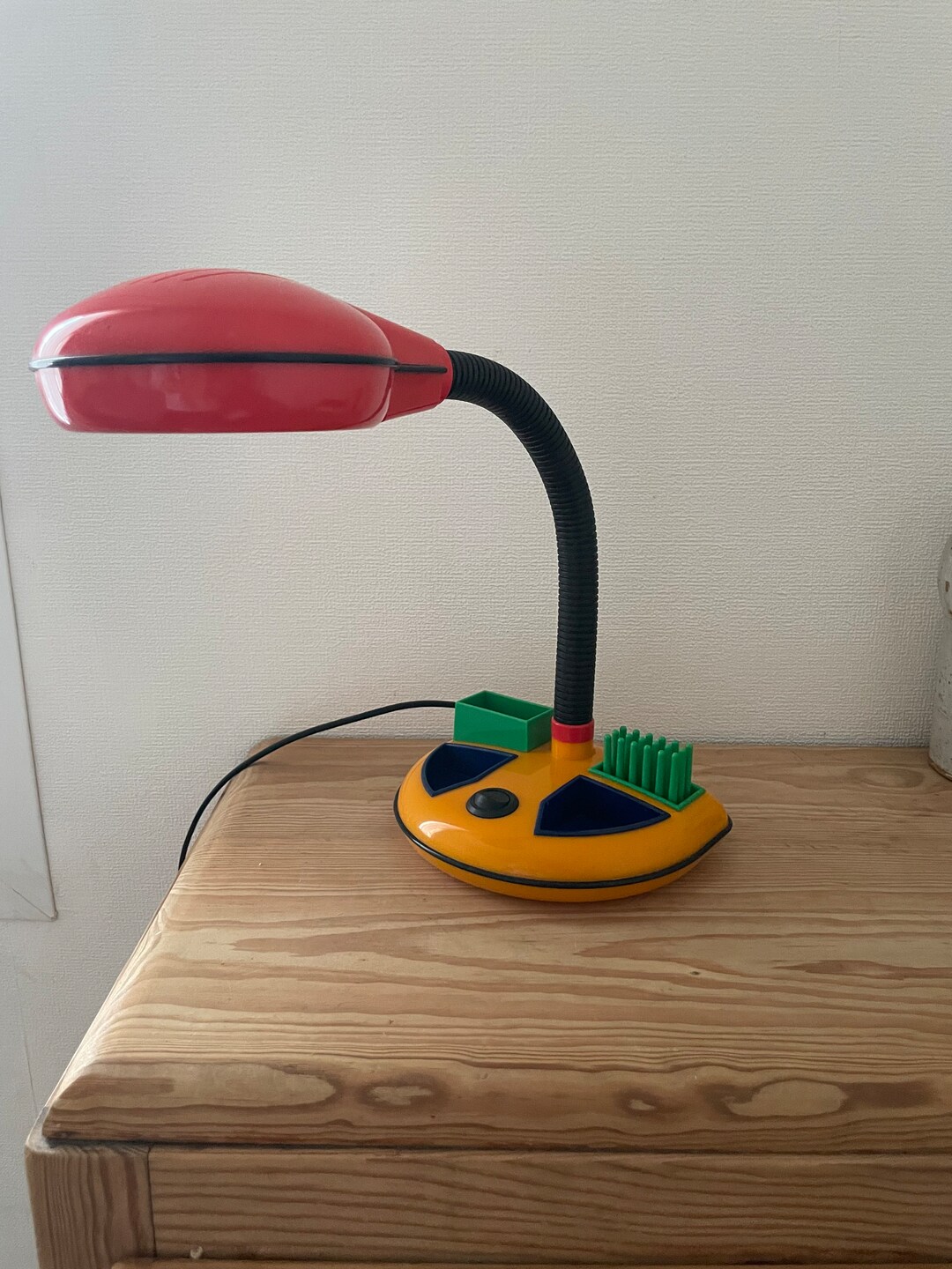 Kyoji Rabbit Tanaka Milano Vintage Desk Lamp Organizer Primary Colors ...