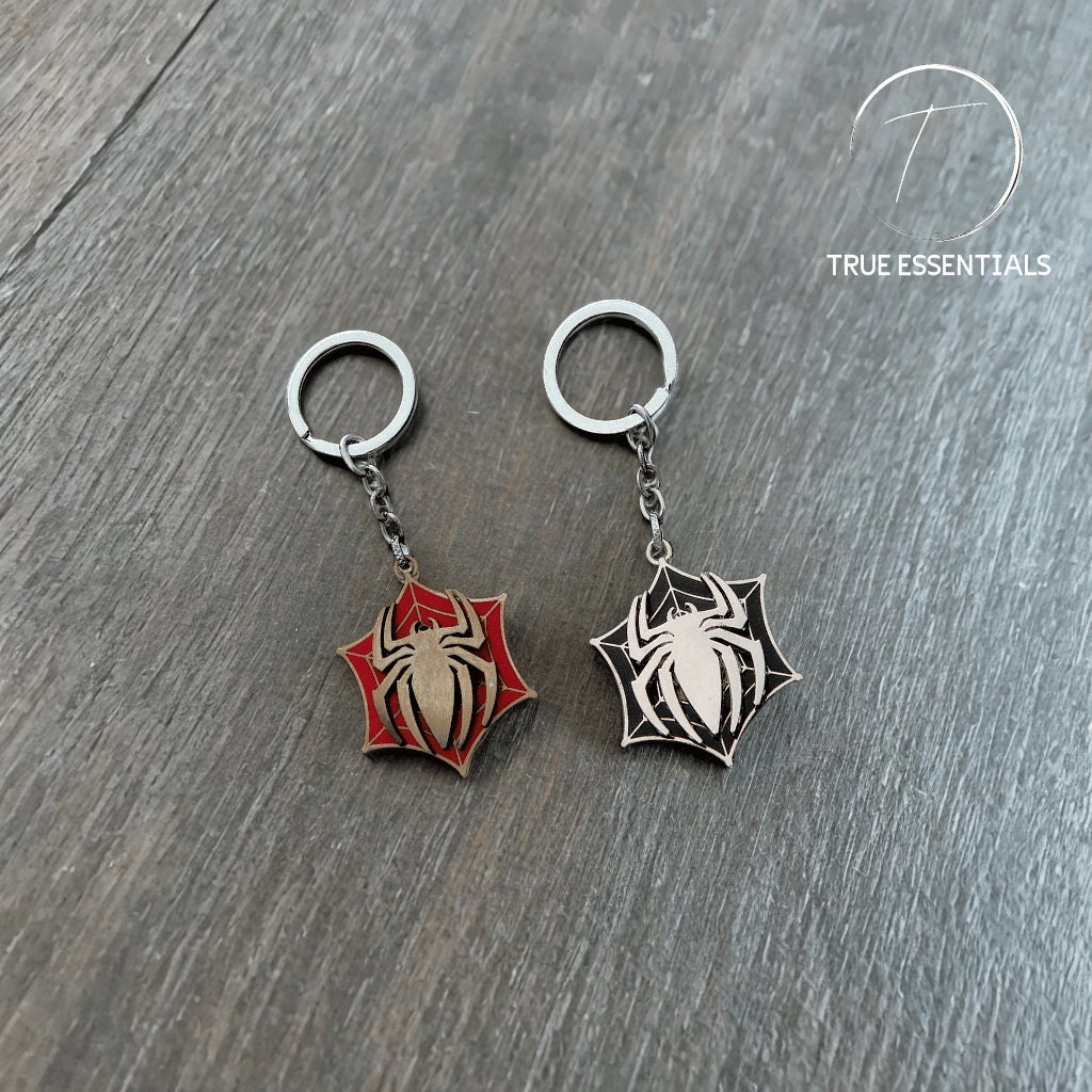 Spider-man Inspired Rotating Keychain: the Perfect Gift for Any Fan - Etsy