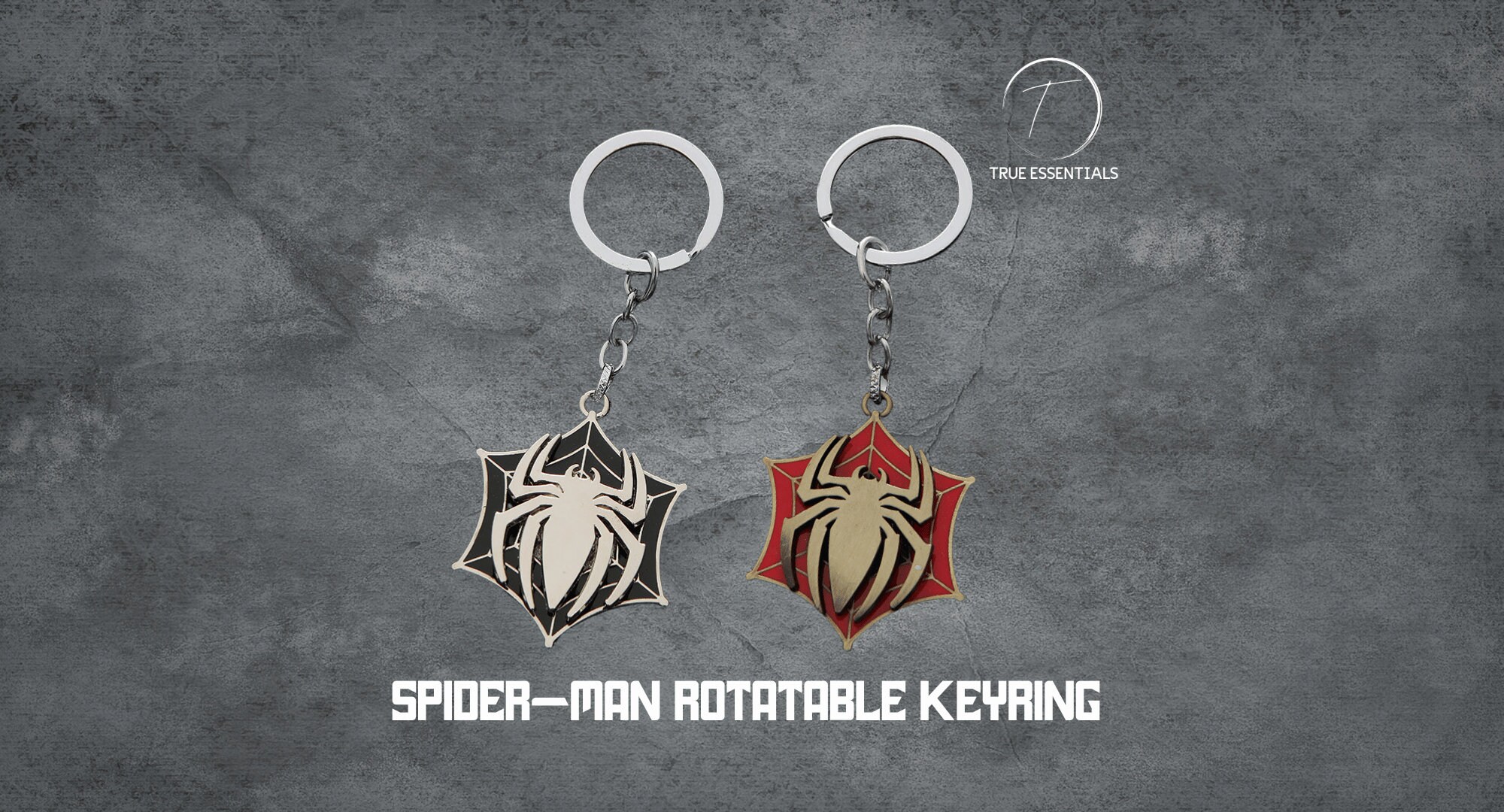 Spider-man Inspired Rotating Keychain: the Perfect Gift for Any Fan - Etsy