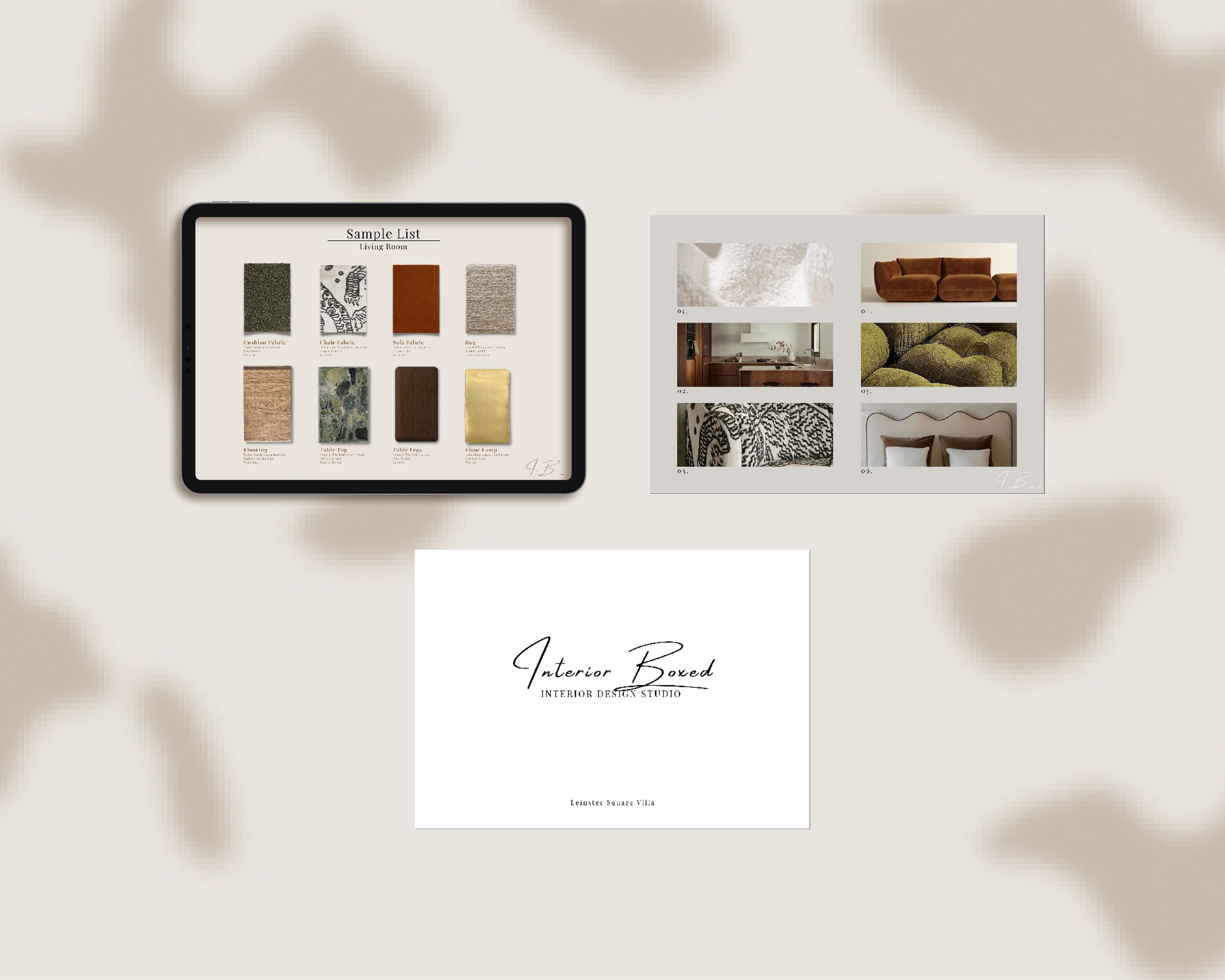 Interior Design Project Proposal & Mood Board Power Point Template ...