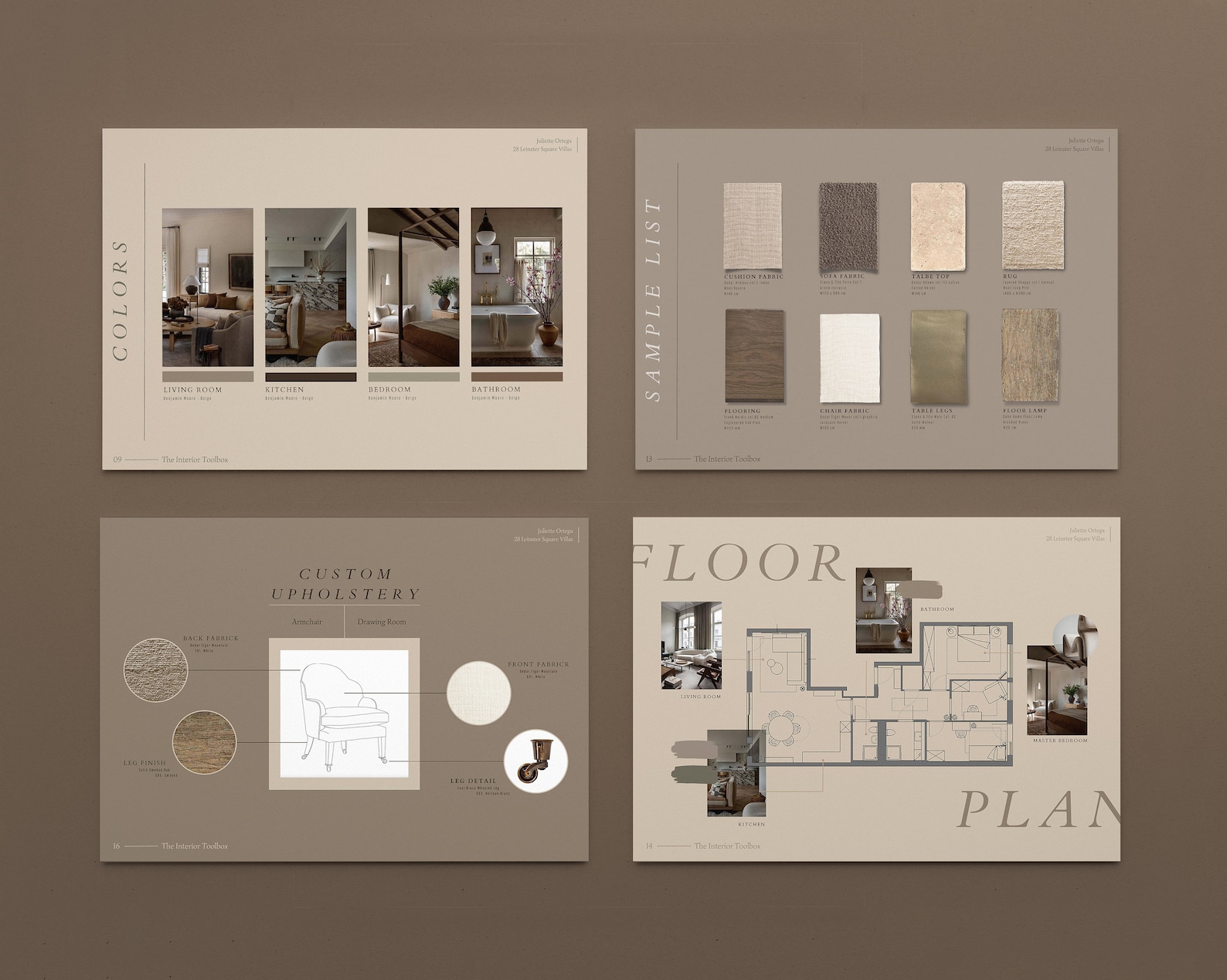 Interior Design Project Proposal & Mood Board Canva Template ...