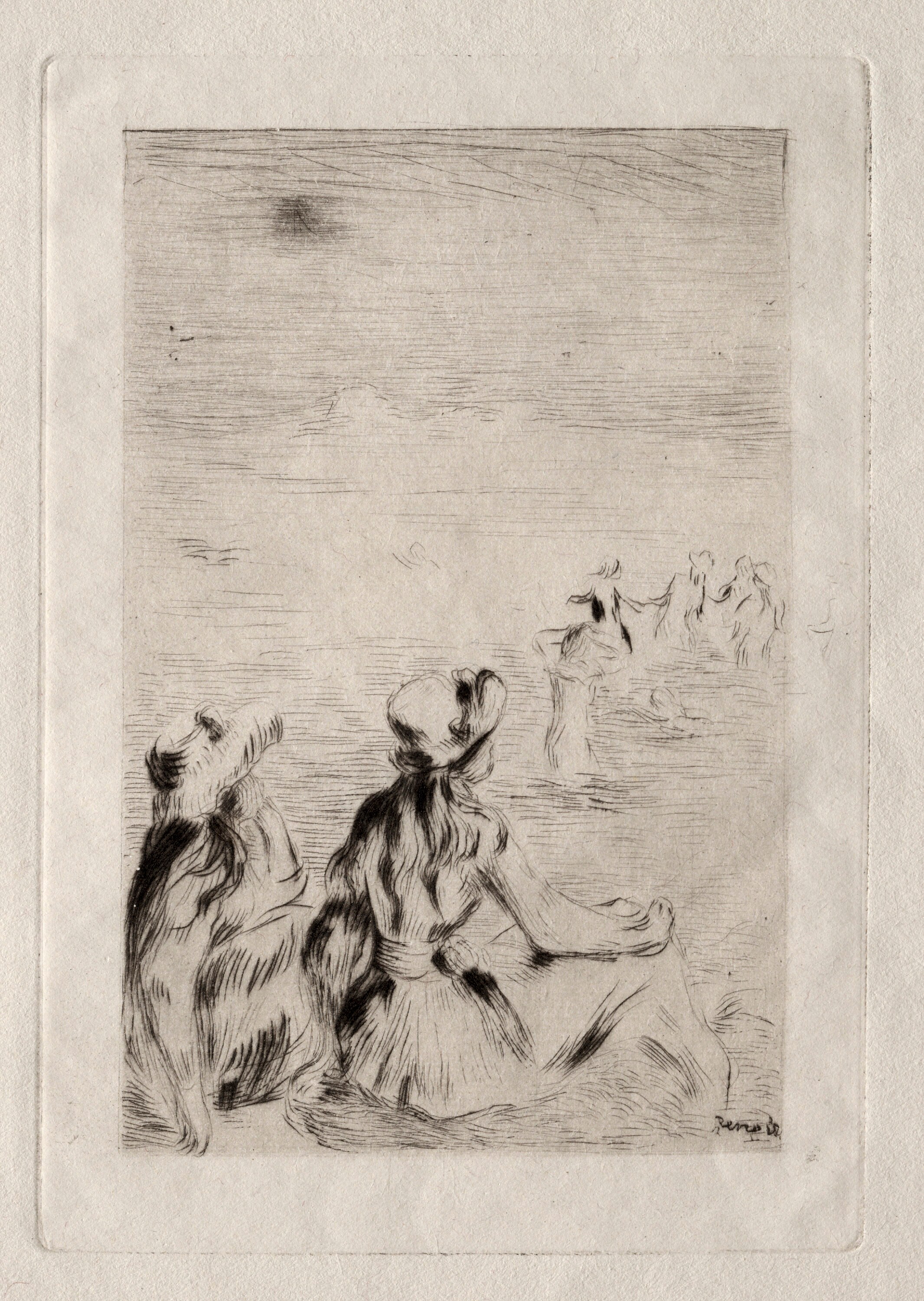 4 Drawings by Pierre-auguste Renoir, 1892-1896 - Etsy