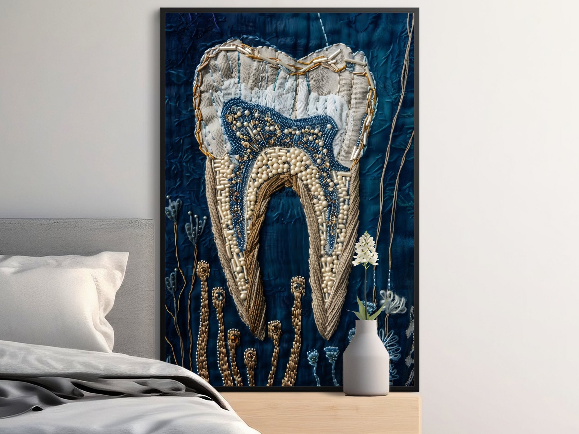 Dental Wall Art for Dental Office Wall Decor for Dentist Gift Colorful ...