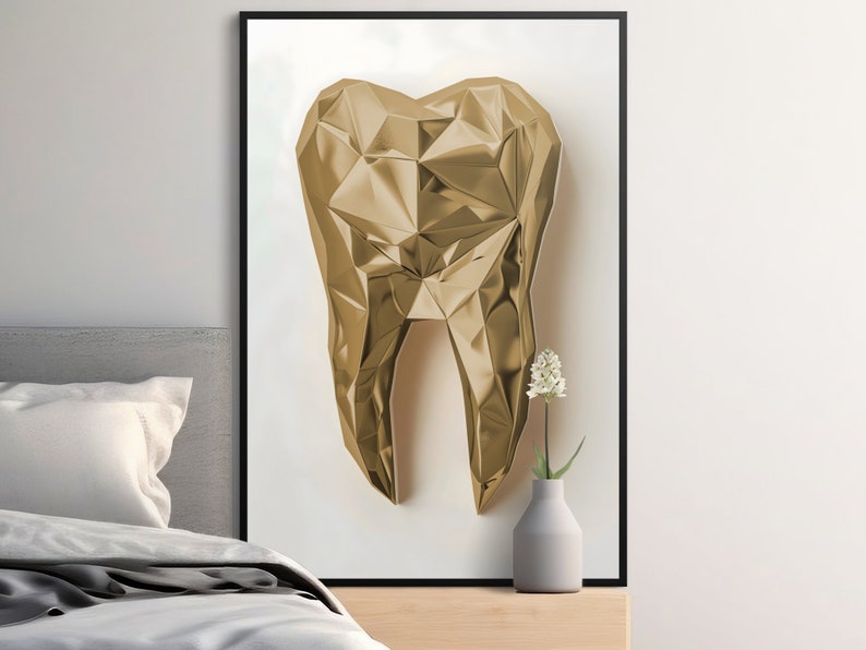 Dental Wall Art for Dental Office Wall Decor for Dentist Gift Colorful ...