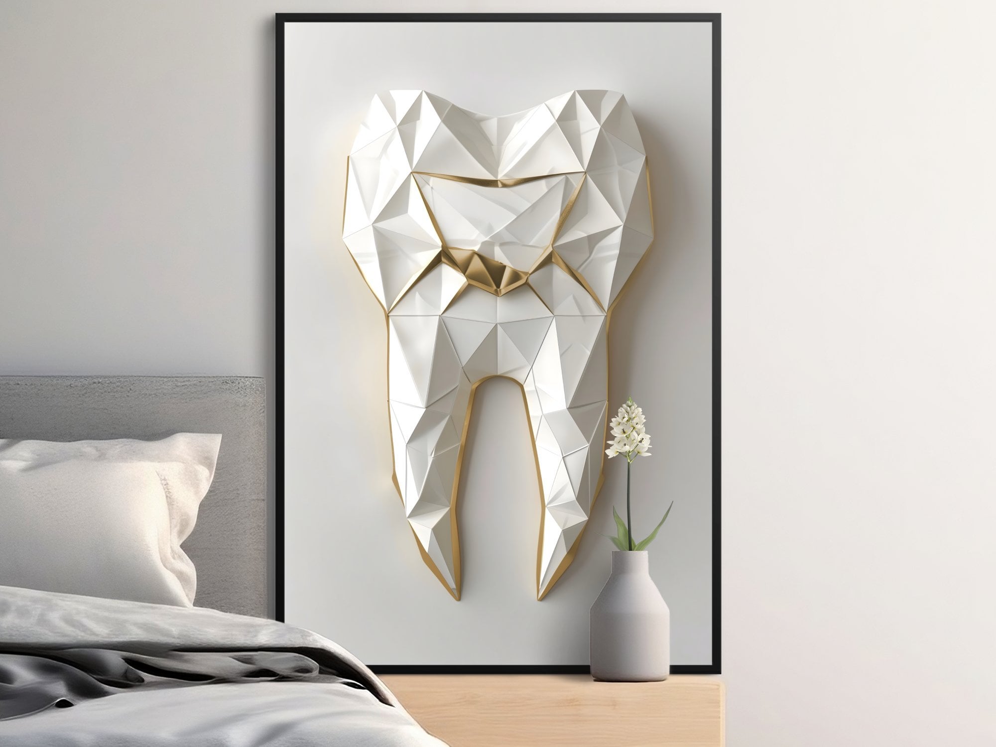 Dental Wall Art for Dental Office Wall Decor for Dentist Gift Colorful ...