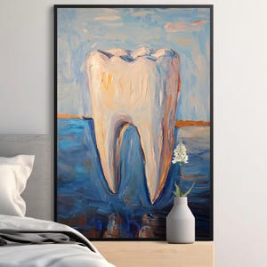 Dental Wall Art for Dental Office Wall Decor for Dentist Gift Colorful ...