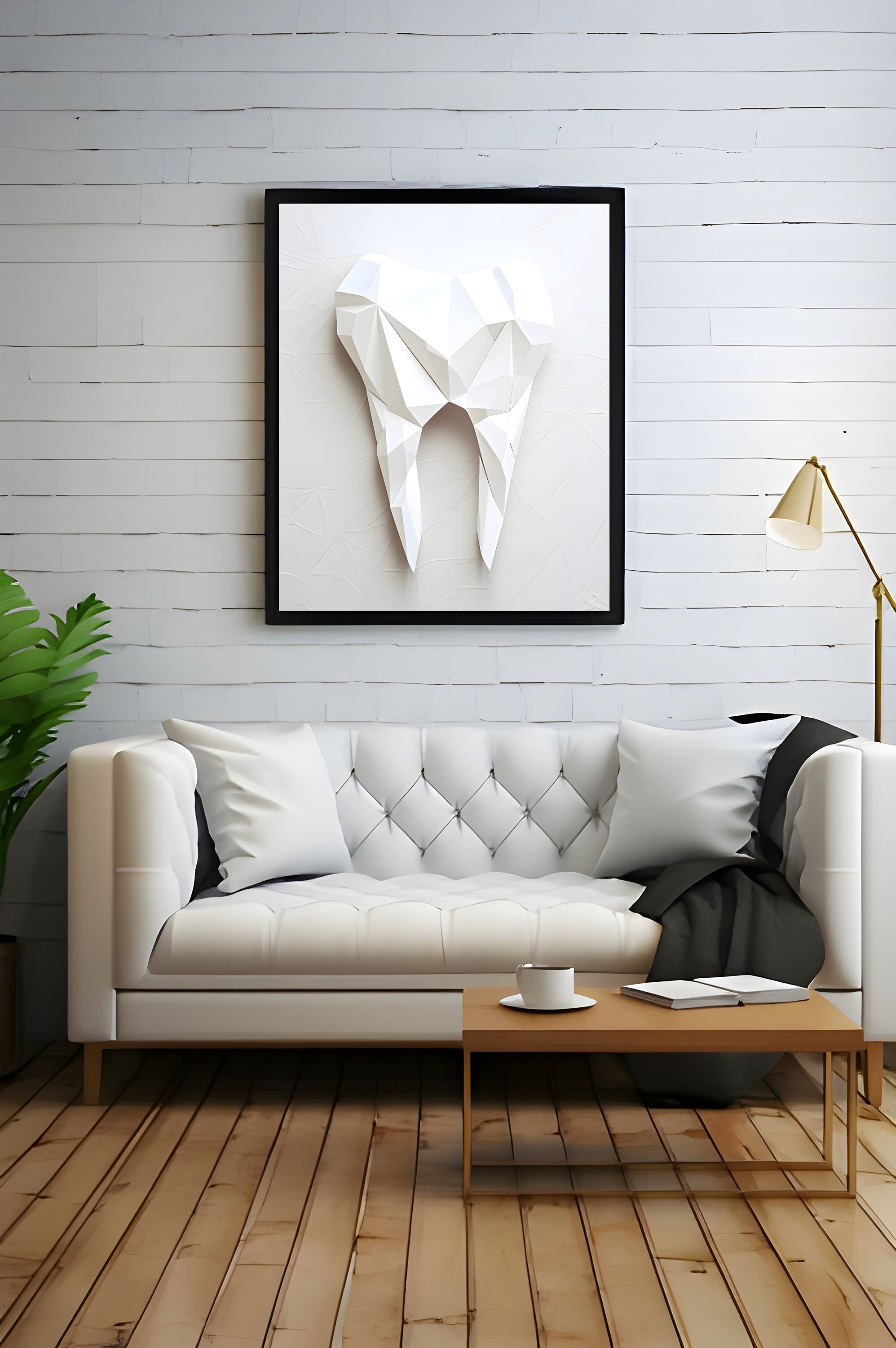 Dental Wall Art for Dental Office Wall Decor for Dentist Gift Origami ...