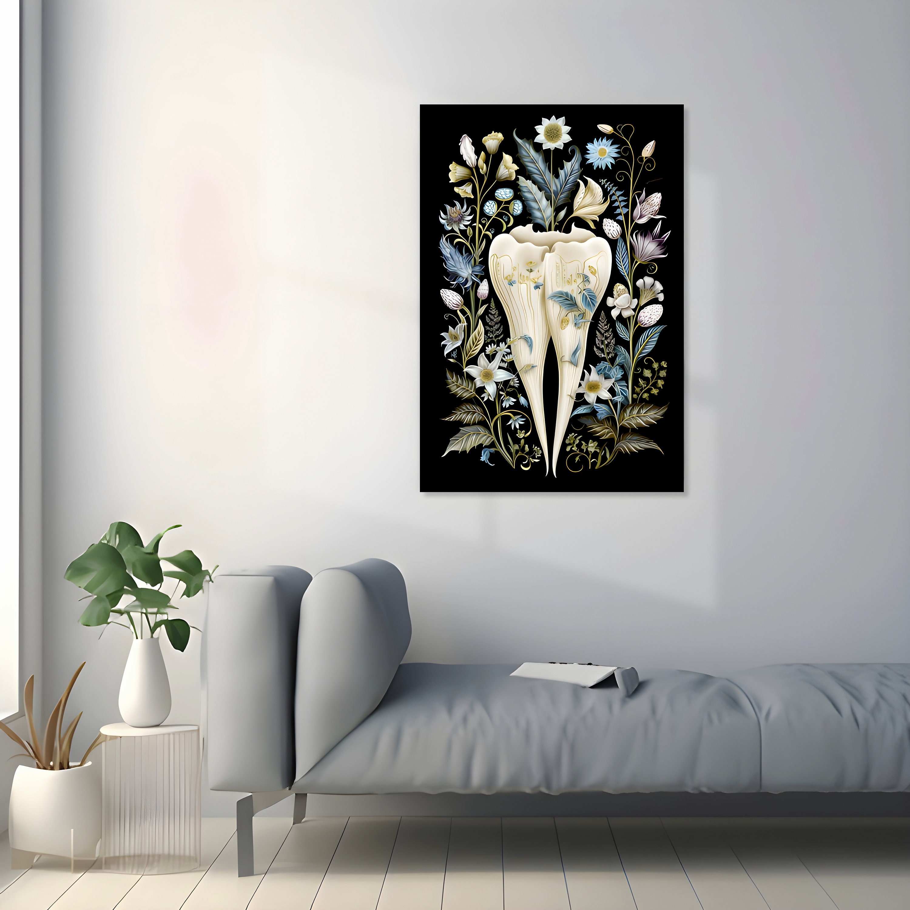 Dental Wall Art for Dental Office Wall Decor for Dentist Gift Colorful ...