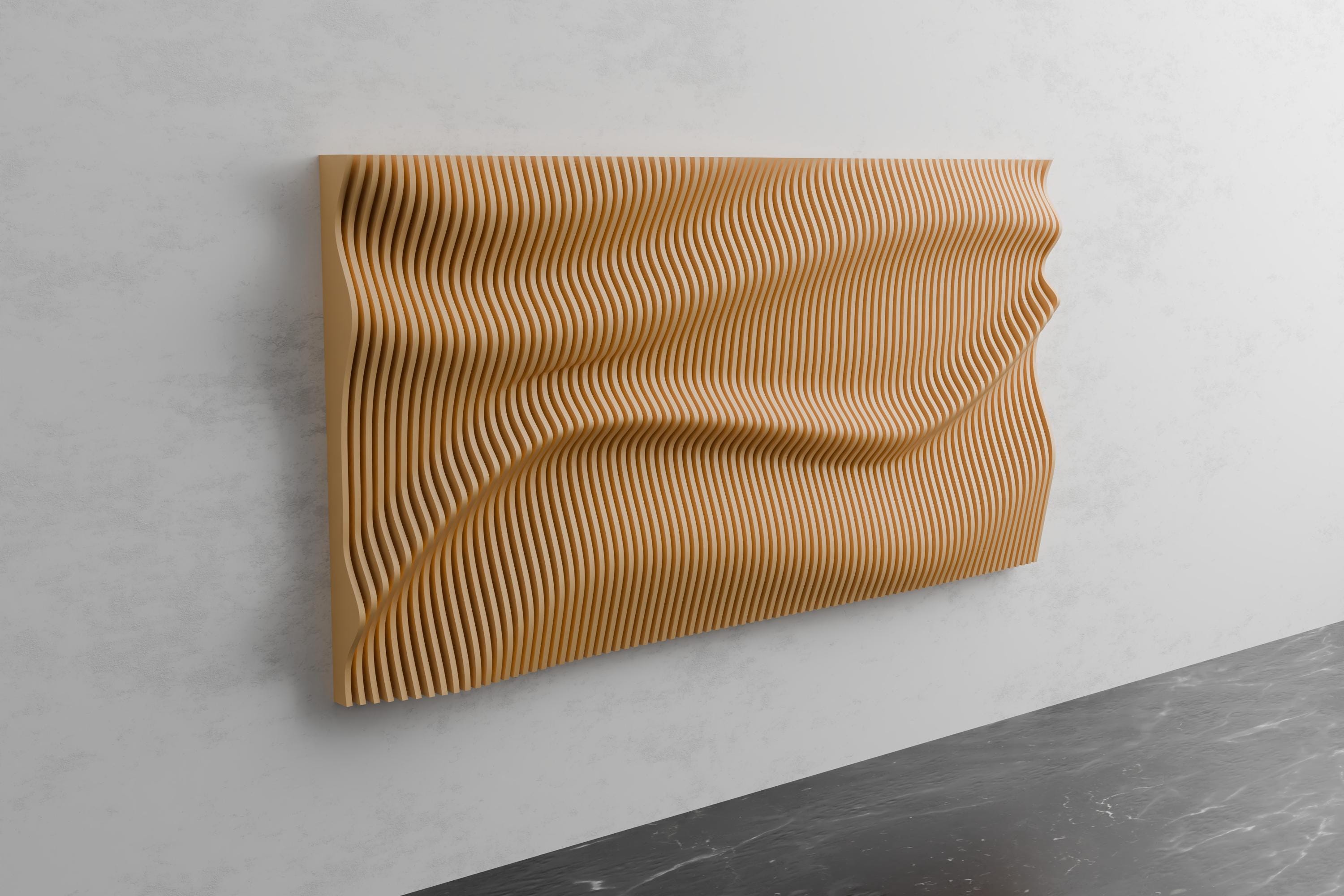 Parametric Wall Art Design for Home Decor Modern Wood Wall Art Decor ...
