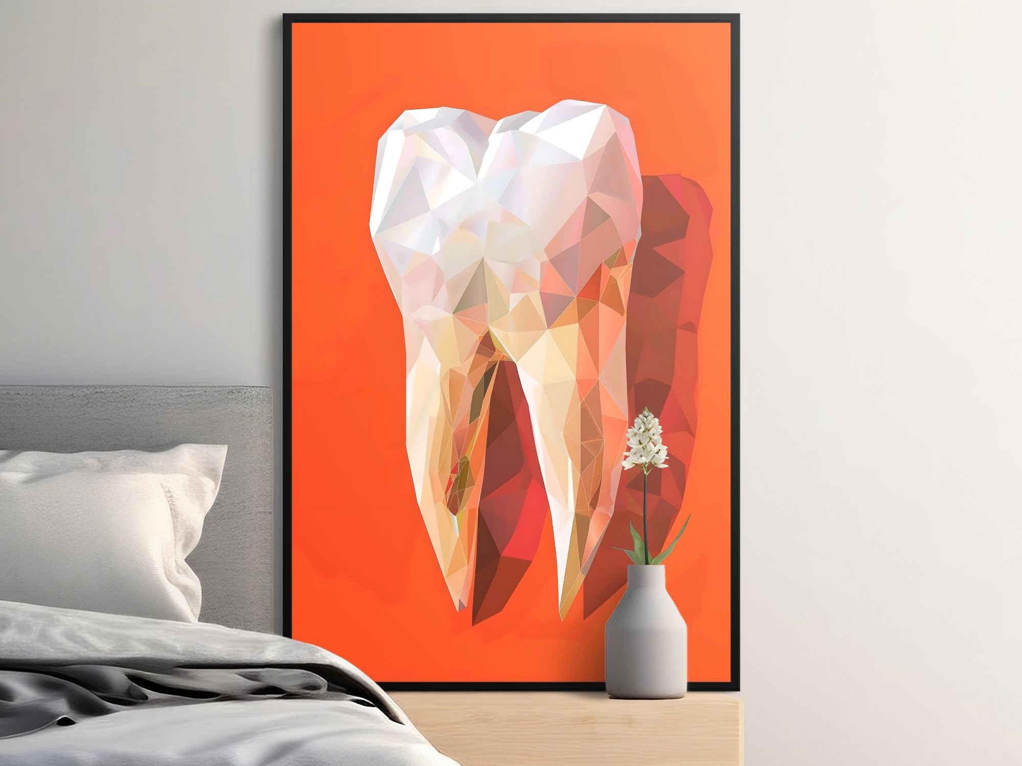 Dental Wall Art for Dental Office Wall Decor for Dentist Gift Colorful ...