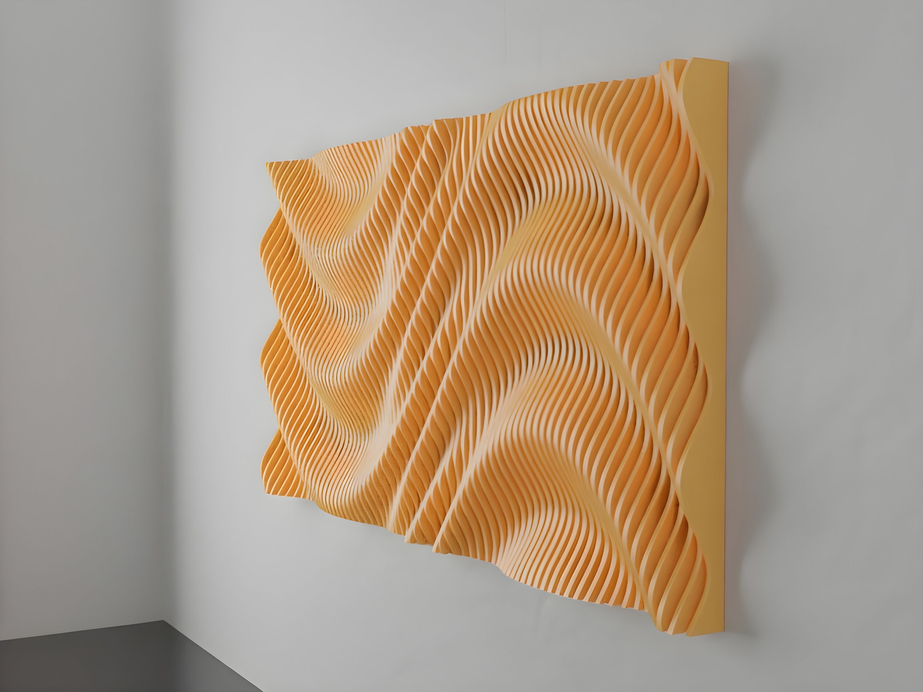 Parametric Wall Art Design for Home Decor Modern Wood Wall Art Decor ...