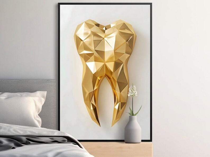 Dental Wall Art for Dental Office Wall Decor for Dentist Gift Colorful ...