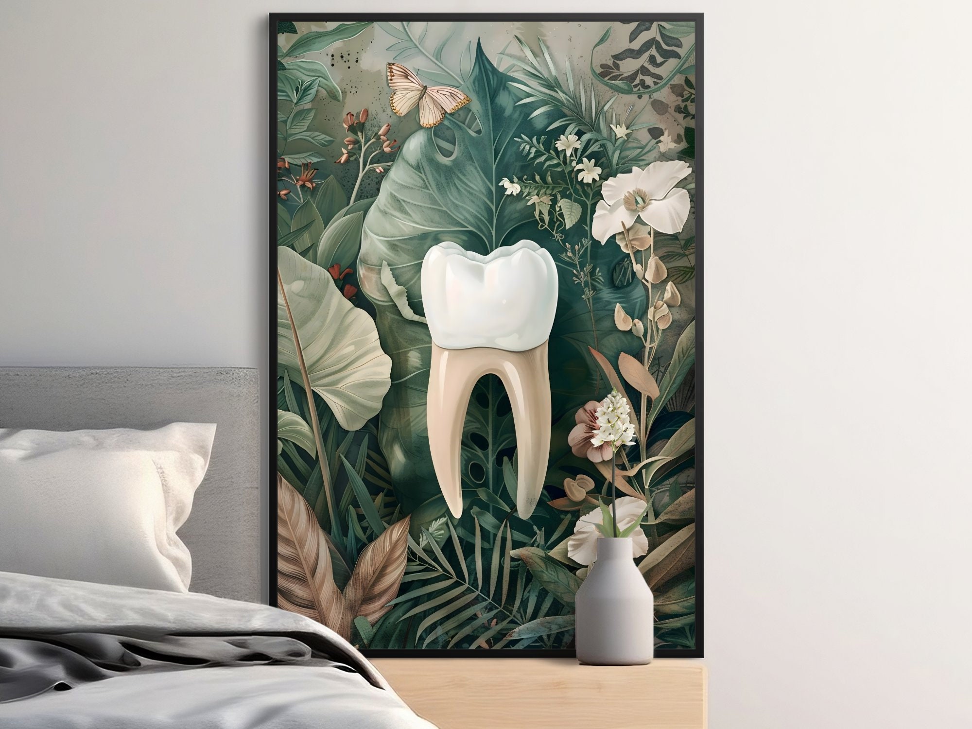 Dental Wall Art for Dental Office Wall Decor for Dentist Gift Colorful ...