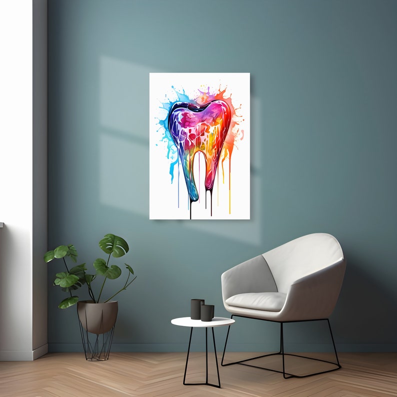 Dental Wall Art for Dental Office Wall Decor for Dentist Gift - Etsy