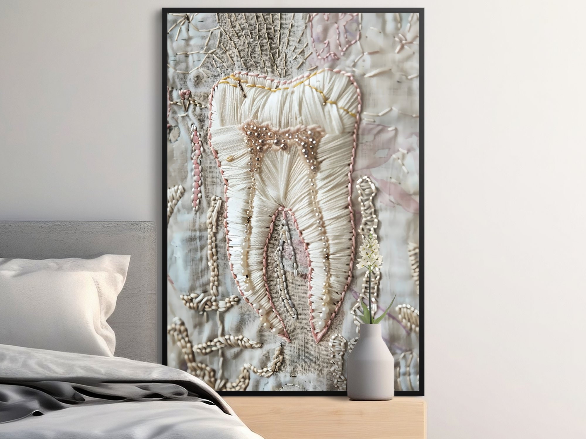 Dental Wall Art for Dental Office Wall Decor for Dentist Gift Colorful ...