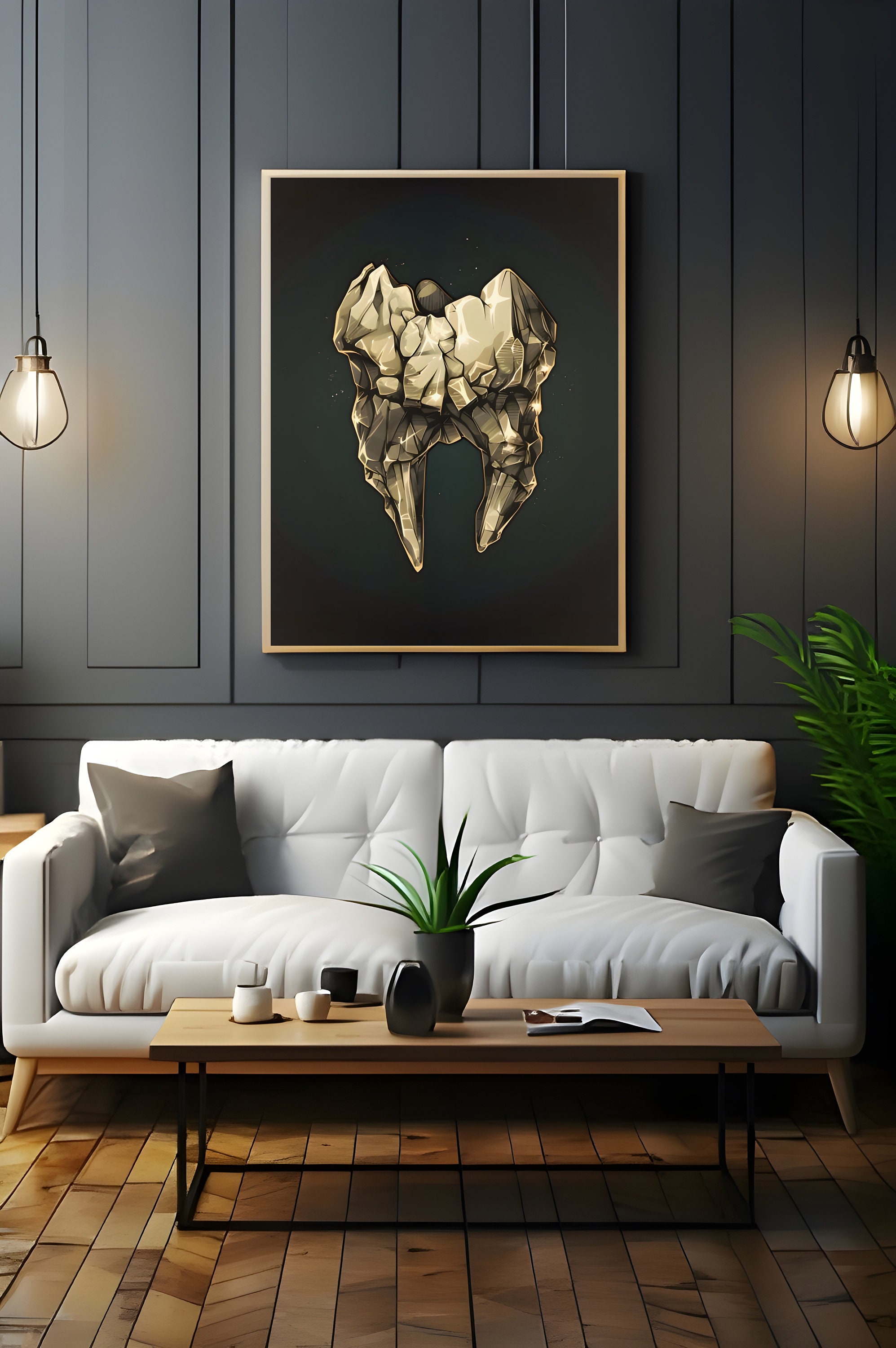 Dental Wall Art for Dental Office Wall Decor for Dentist Gift Colorful ...