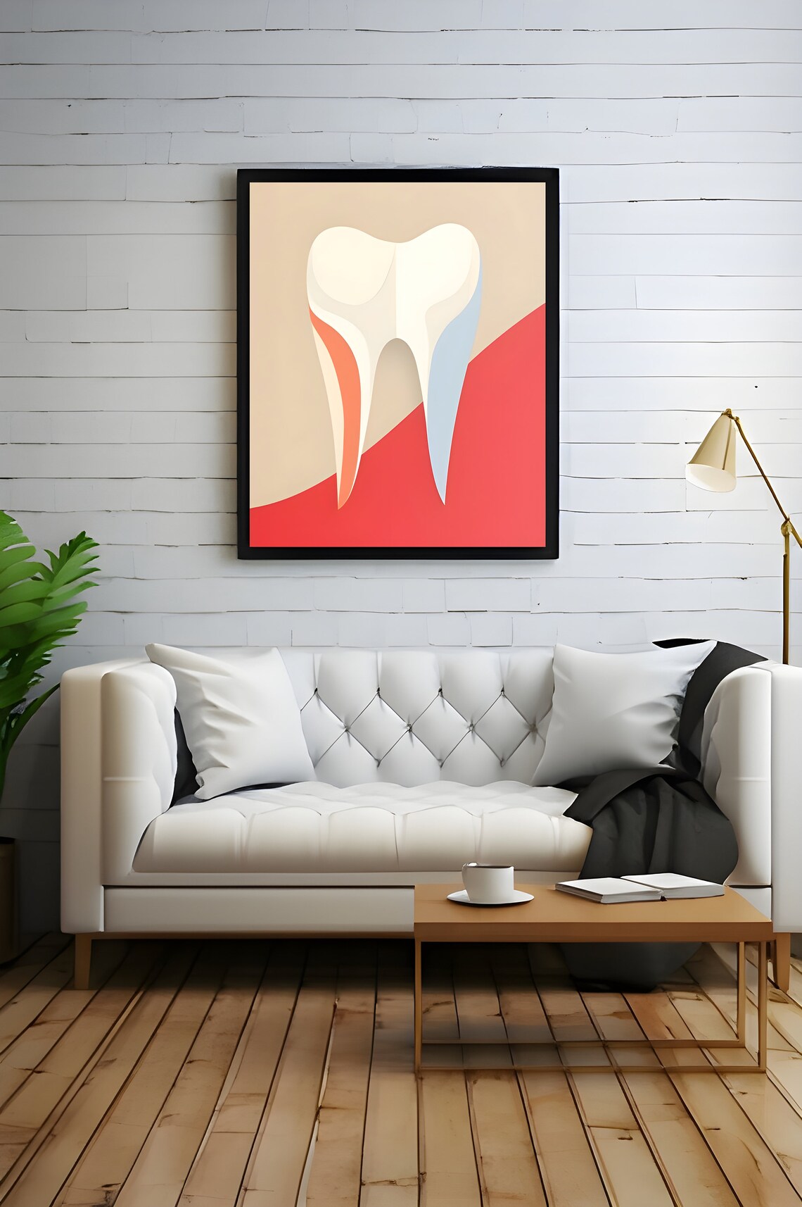 Dental Wall Art for Dental Office Wall Decor for Dentist Gift Colorful ...