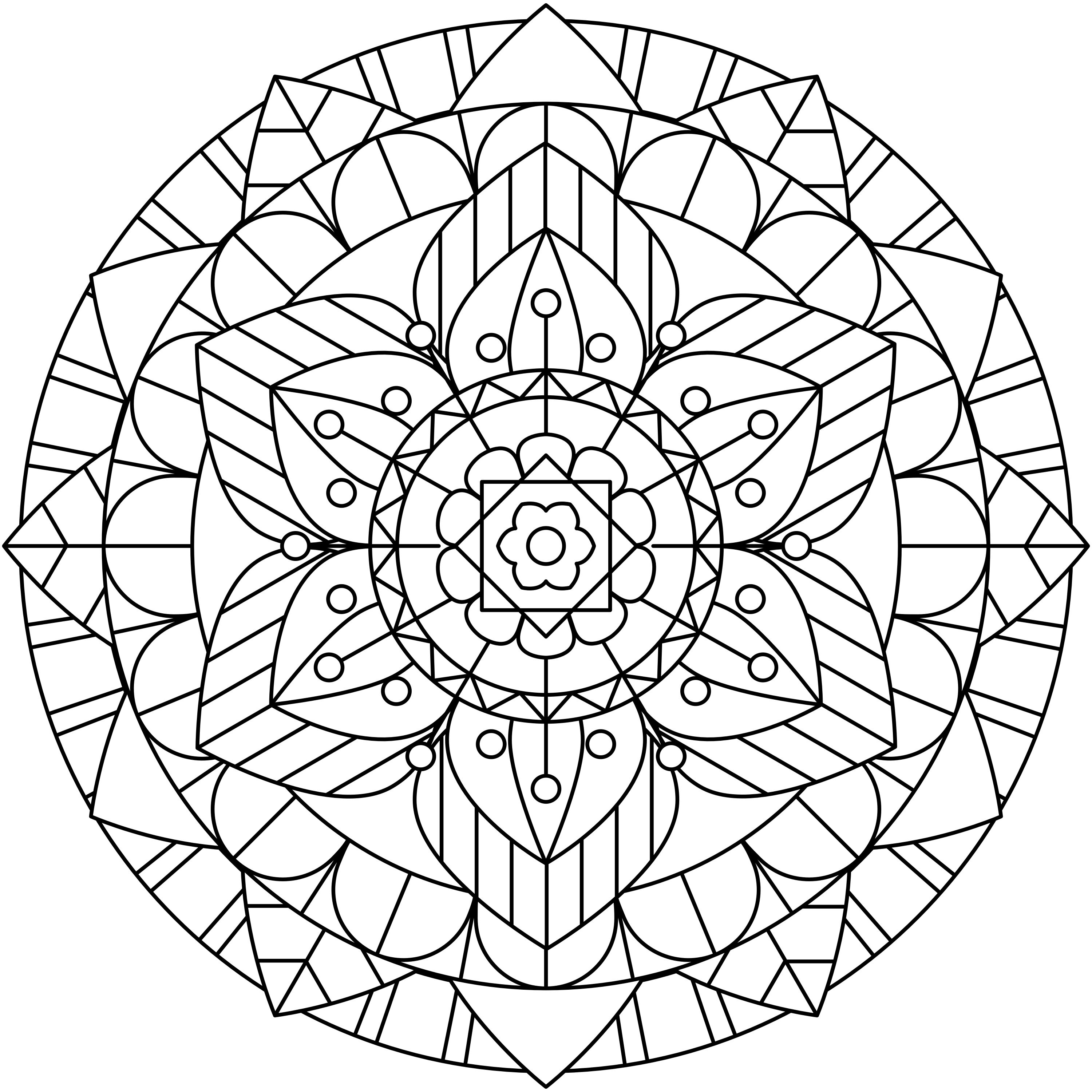 Enchanting Mandalas: Color Pages Bundle 1 Instant Download - Etsy