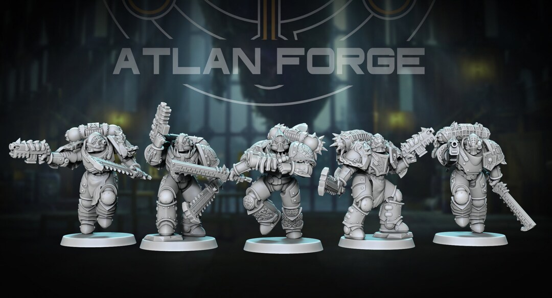 Full Squad Wai Toa Kaiwawao Atlan Forge Proxy 40k - Etsy