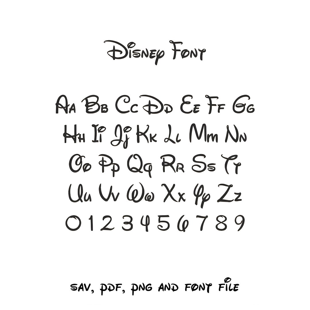Disneyland Font Svg, Cartoon Font Svg, Mouse Alphabet Svg, Mouse Font ...
