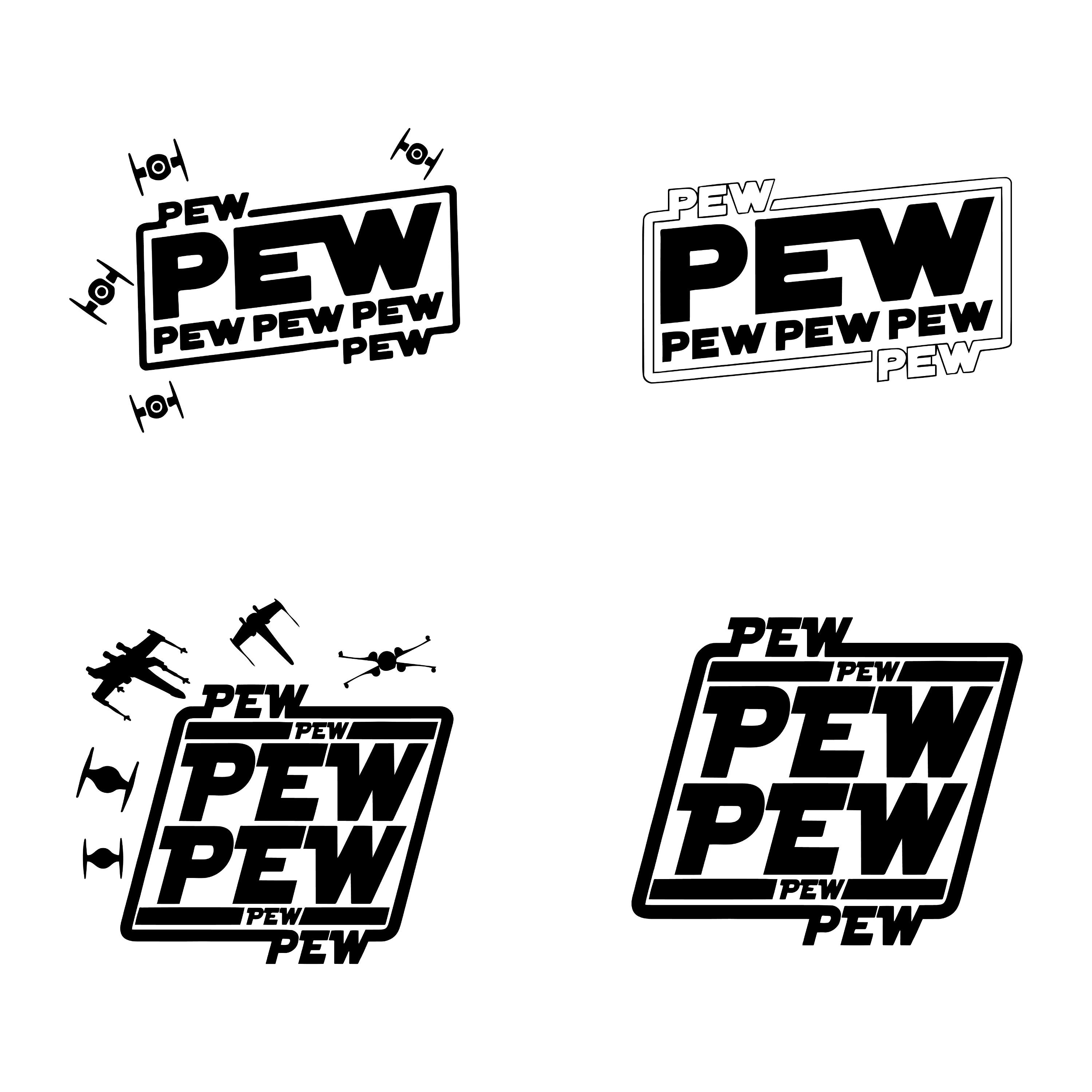Pew Pew Pew SVG Star Wars SVG Force With You SVG Star Wars - Etsy