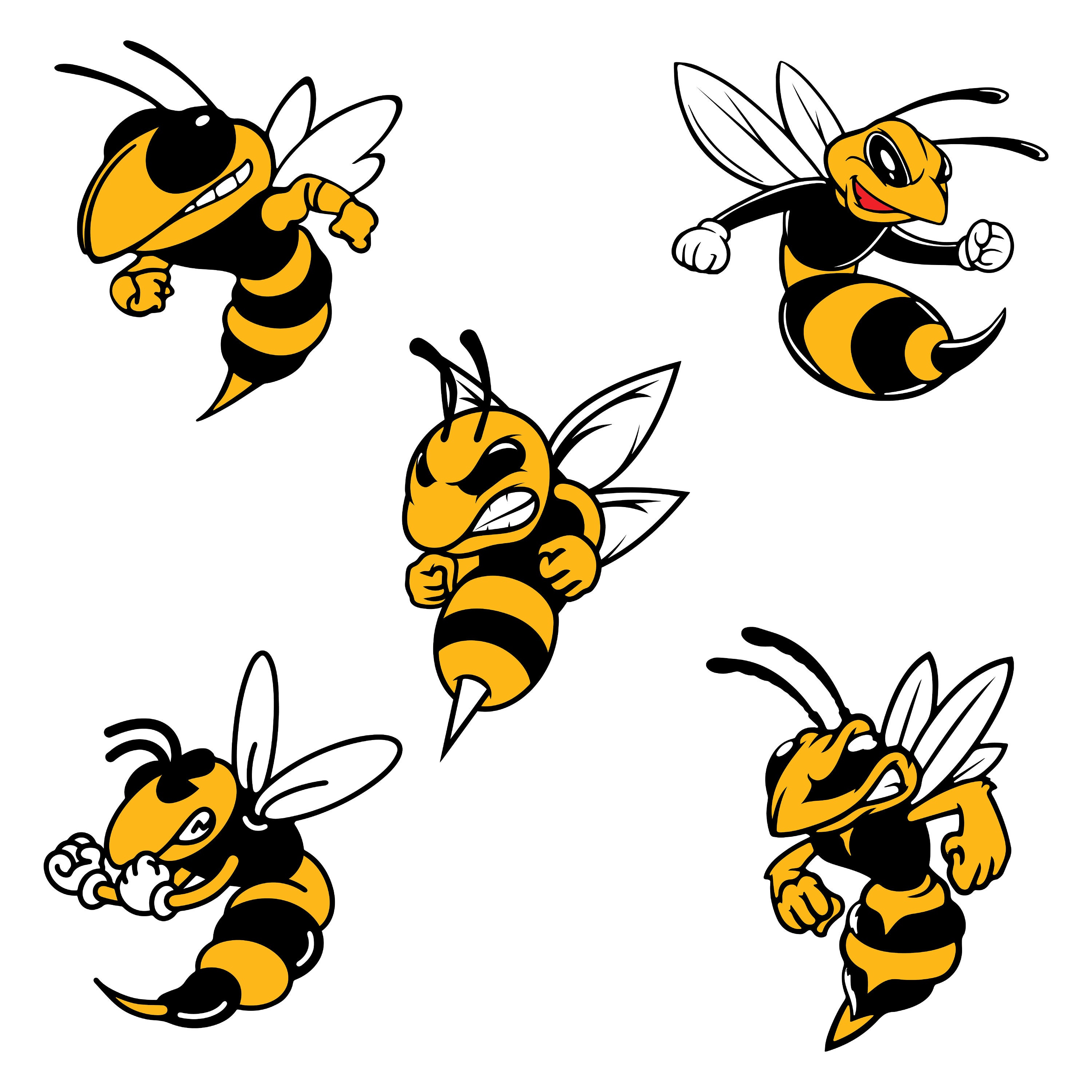 Hornet Bee Mascot Svg Png Hornet Mascot Svg Filehornet Cut - Etsy Australia