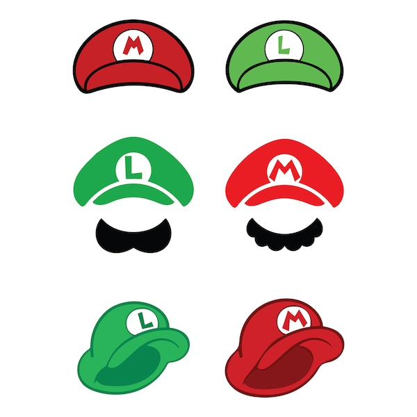 Mario Hat - Etsy
