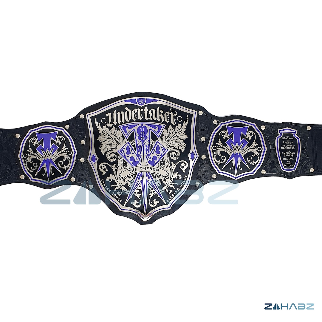 Undertaker Belt Replica World Heavyweight Championship Wrestling ...