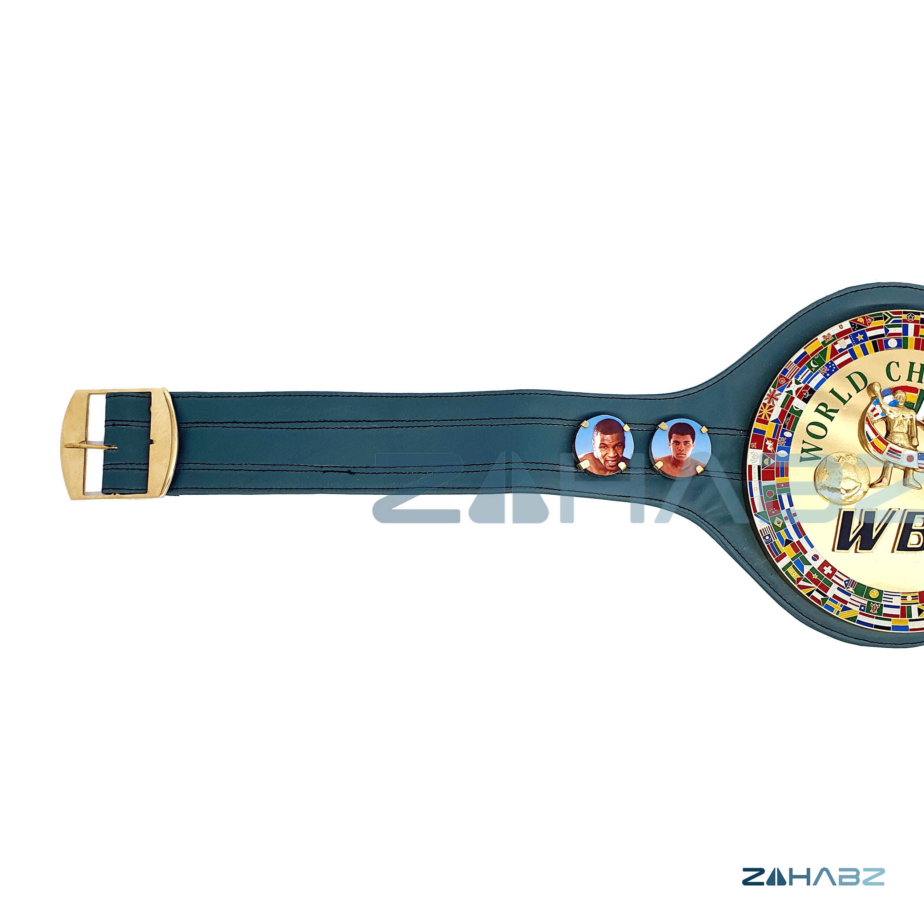 WBC Belt Replica World Boxing Champion Adult Size Green 2mm Brass ...