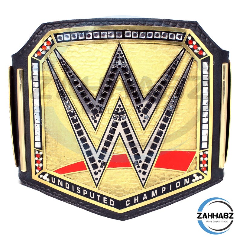 New Undisputed World Wrestling Championship - World Champion Belt ...