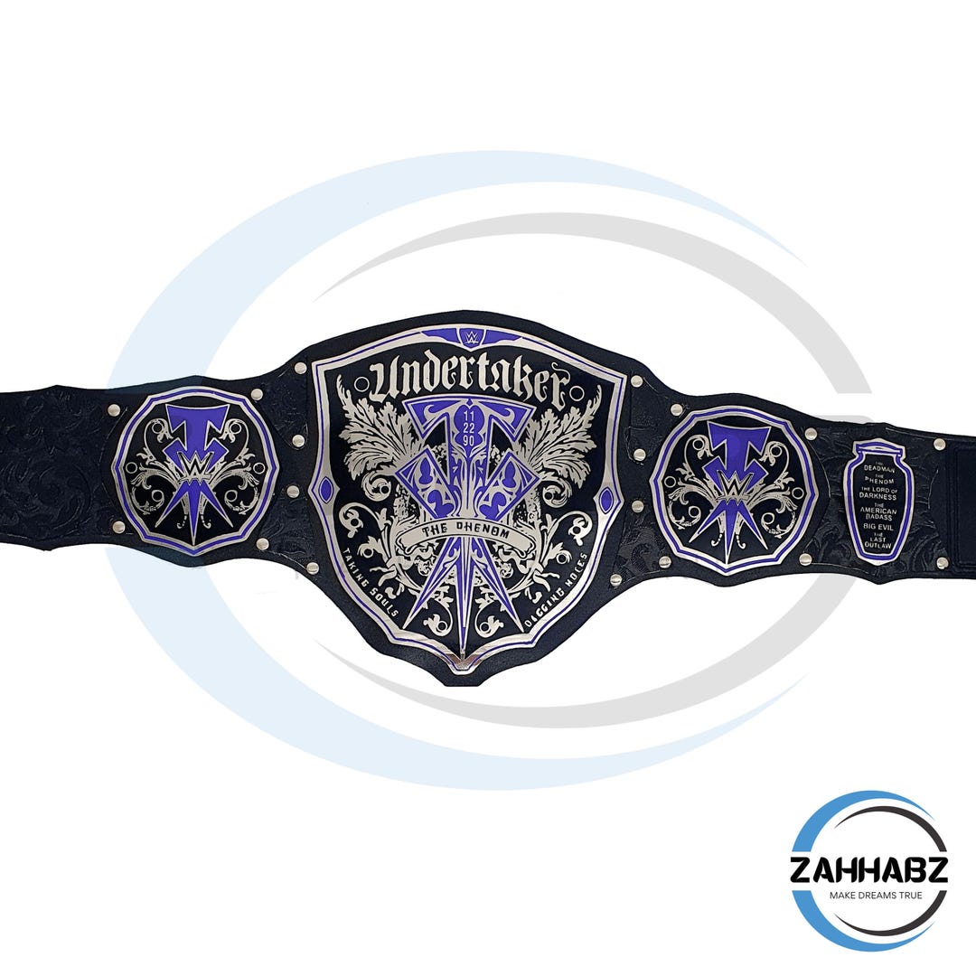 Undertaker Belt Replica World Heavyweight Championship Wrestling ...