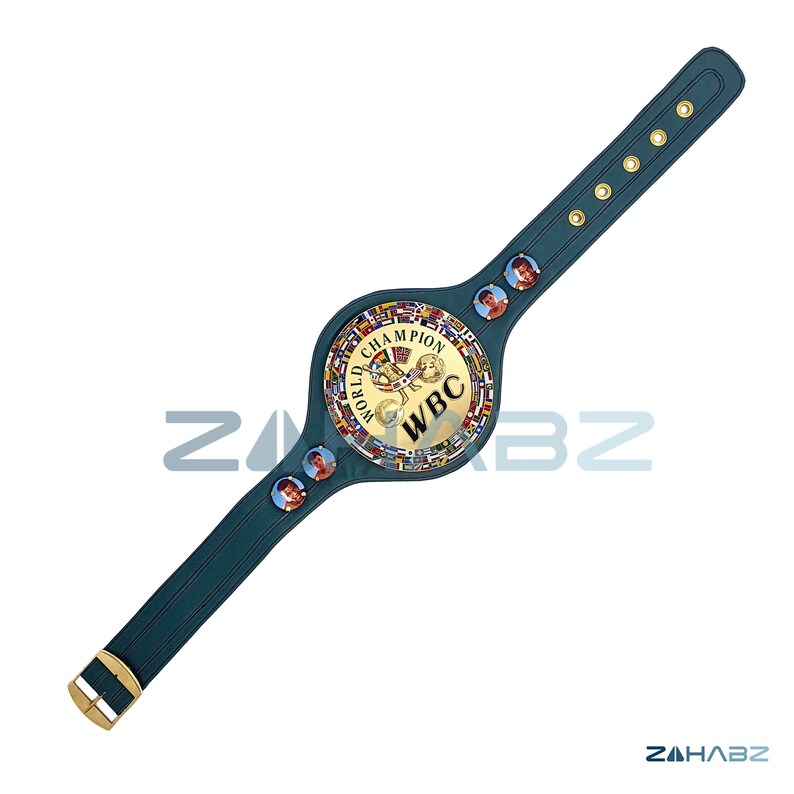 WBC Belt Replica World Boxing Champion Adult Size Green 2mm Brass ...