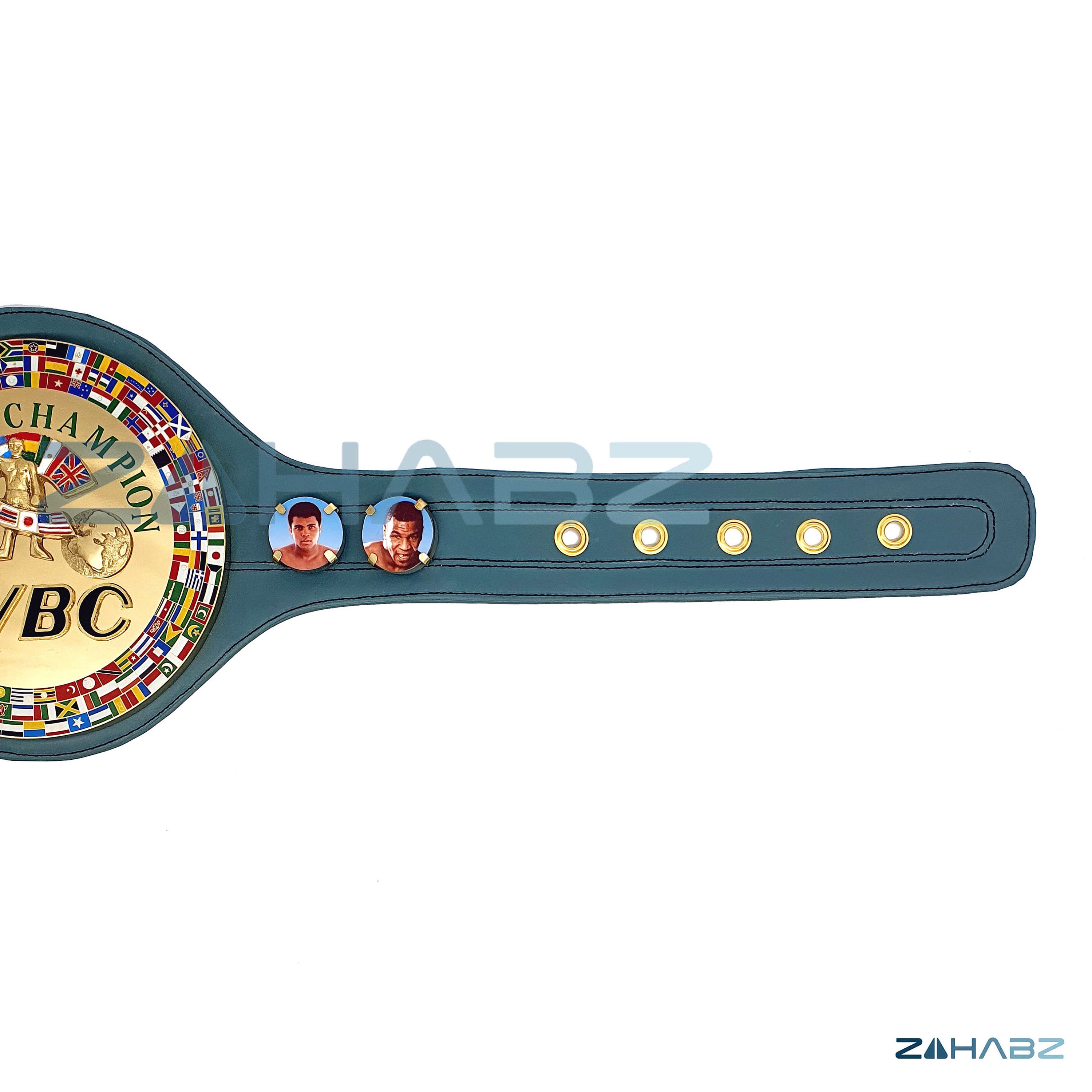 WBC Belt Replica World Boxing Champion Adult Size Green 2mm Brass ...