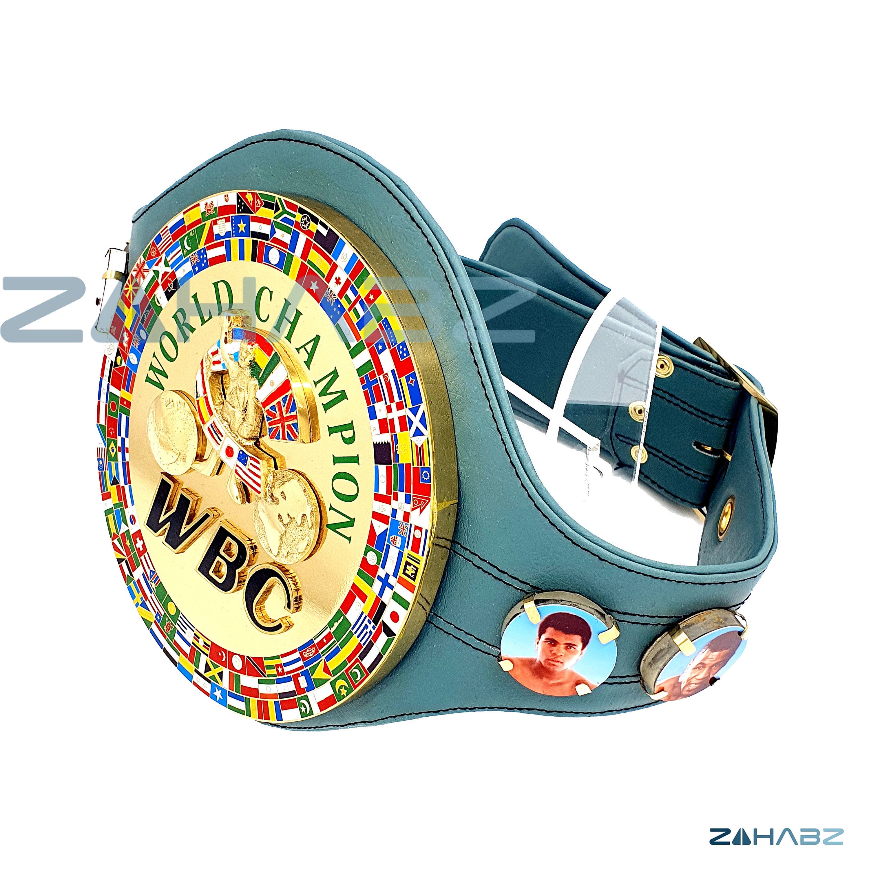 WBC Belt Replica World Boxing Champion Adult Size Green 2mm Brass ...