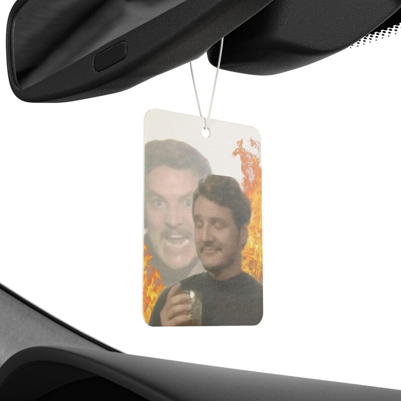 Pedro Pascal Meme Car Air Freshener: Funny Fan Gift - Etsy