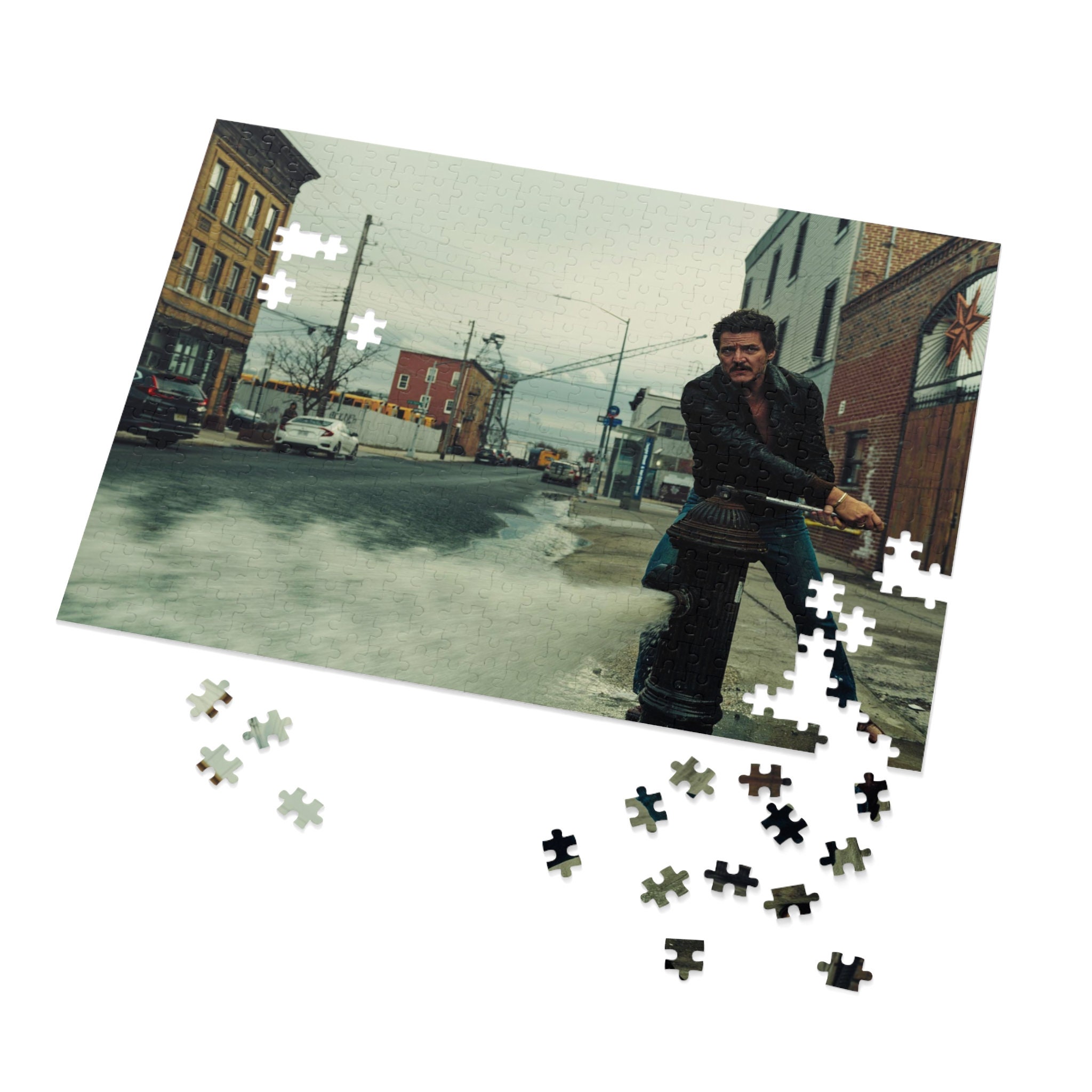 Pedro Pascal Fire Hydrant Jigsaw Puzzle (30, 110, 252, 500,1000-piece ...